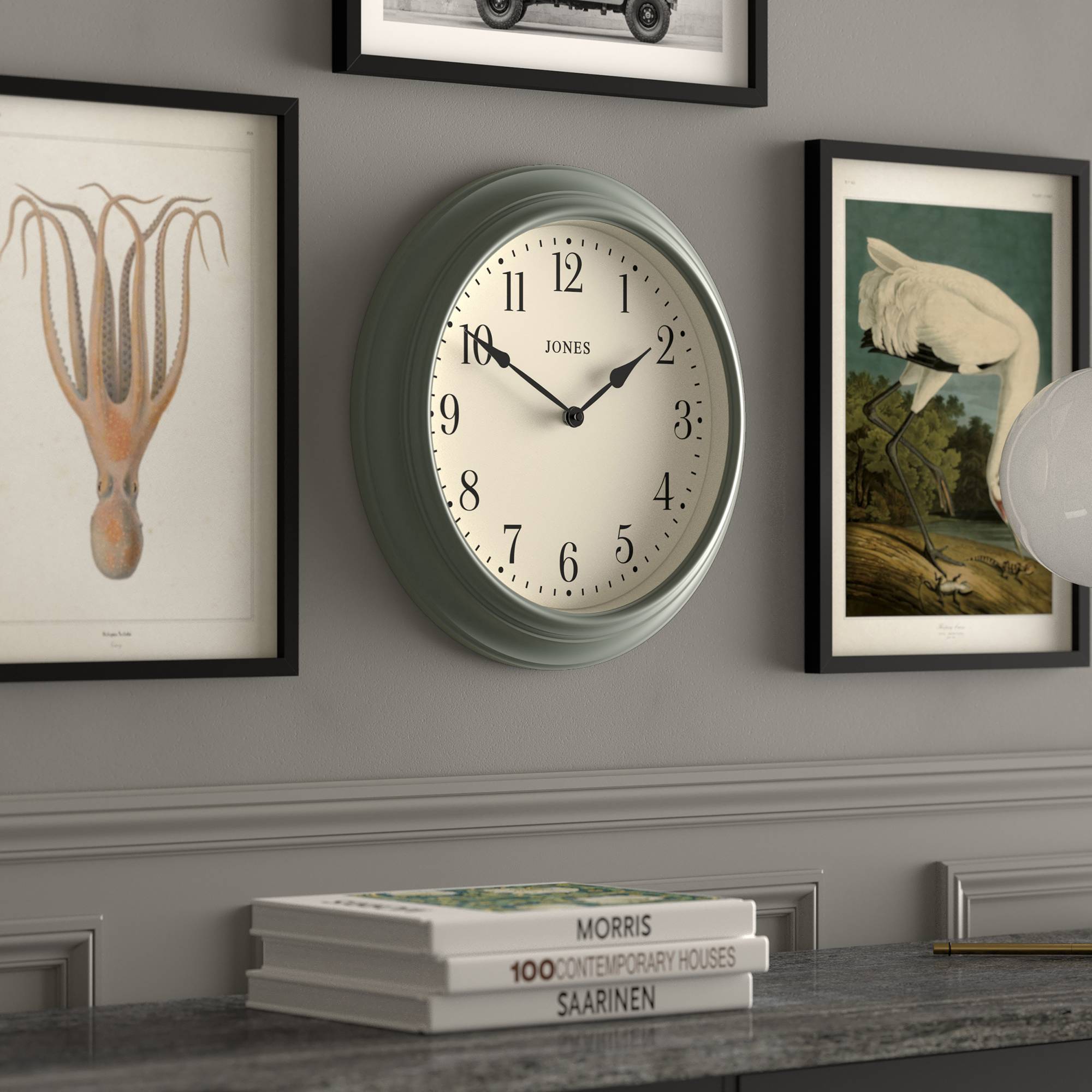 How to hang a wall clock like an interior designer – Jones Clocks