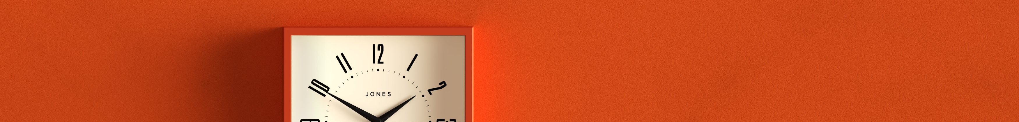 Square Wall Clocks - Jones Wall Clocks - Jones Clocks