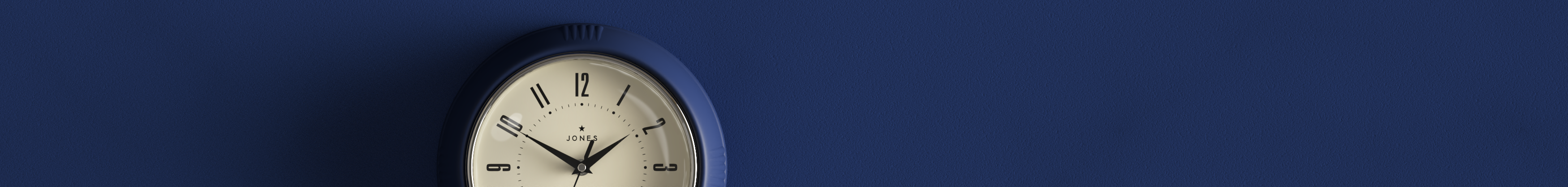 Blue Clocks - Blue Wall Clocks - Jones Clocks