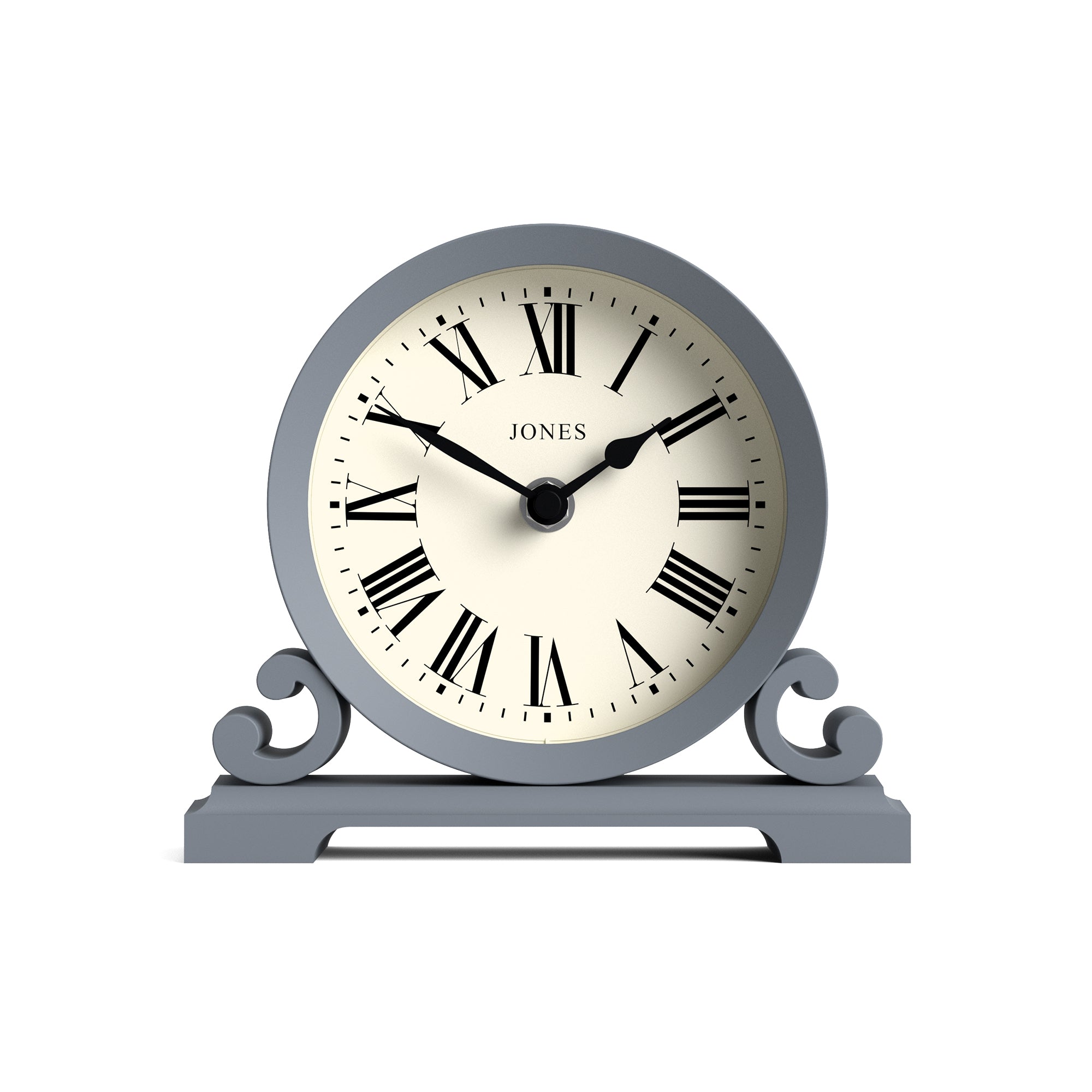 Jones Saloon mantel clock in french navy – Jones Clocks